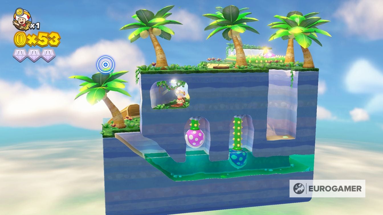 Captain Toad walkthrough - Gem locations, Star locations and tips in ...