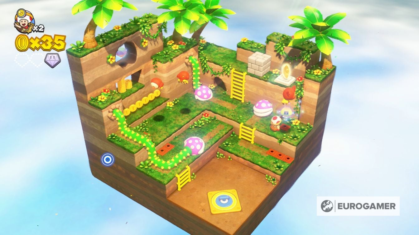 Captain Toad walkthrough - Gem locations, Star locations and tips in ...