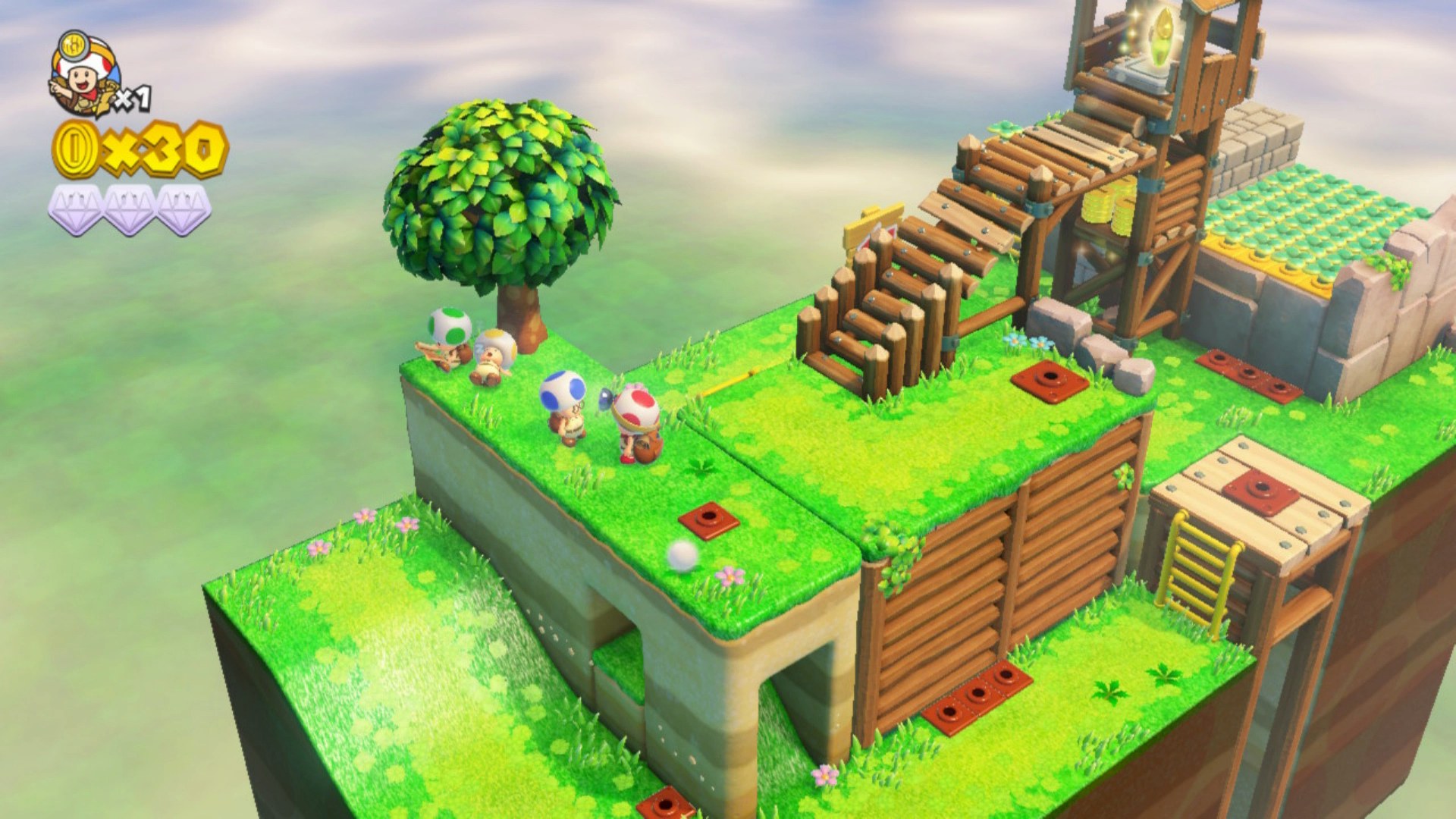 Captain Toad walkthrough - Gem locations, Star locations and tips in ...
