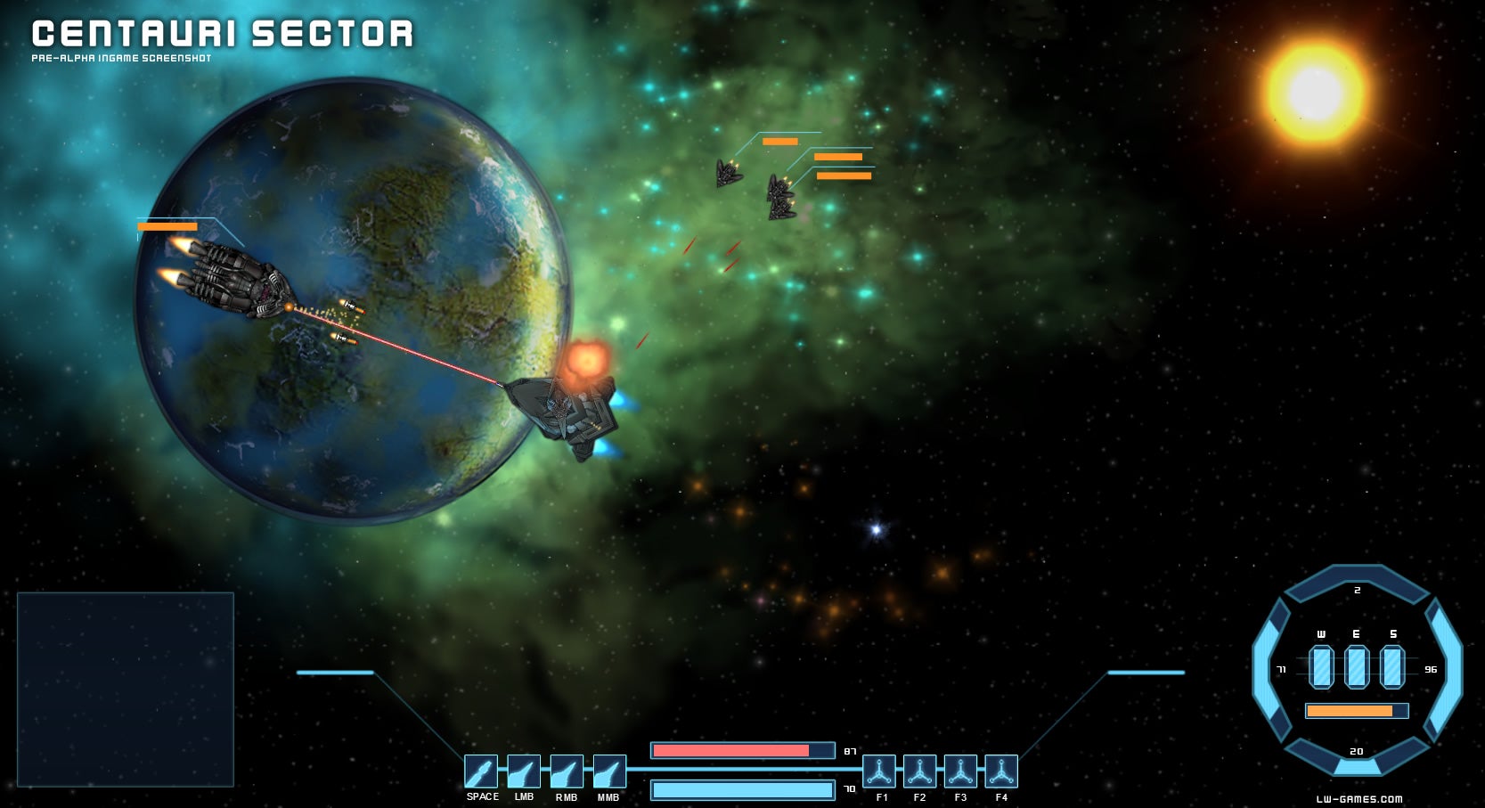 Centauri Sector - zapowiedziano kosmiczną grę akcji 2D z widokiem z góry | Eurogamer.pl