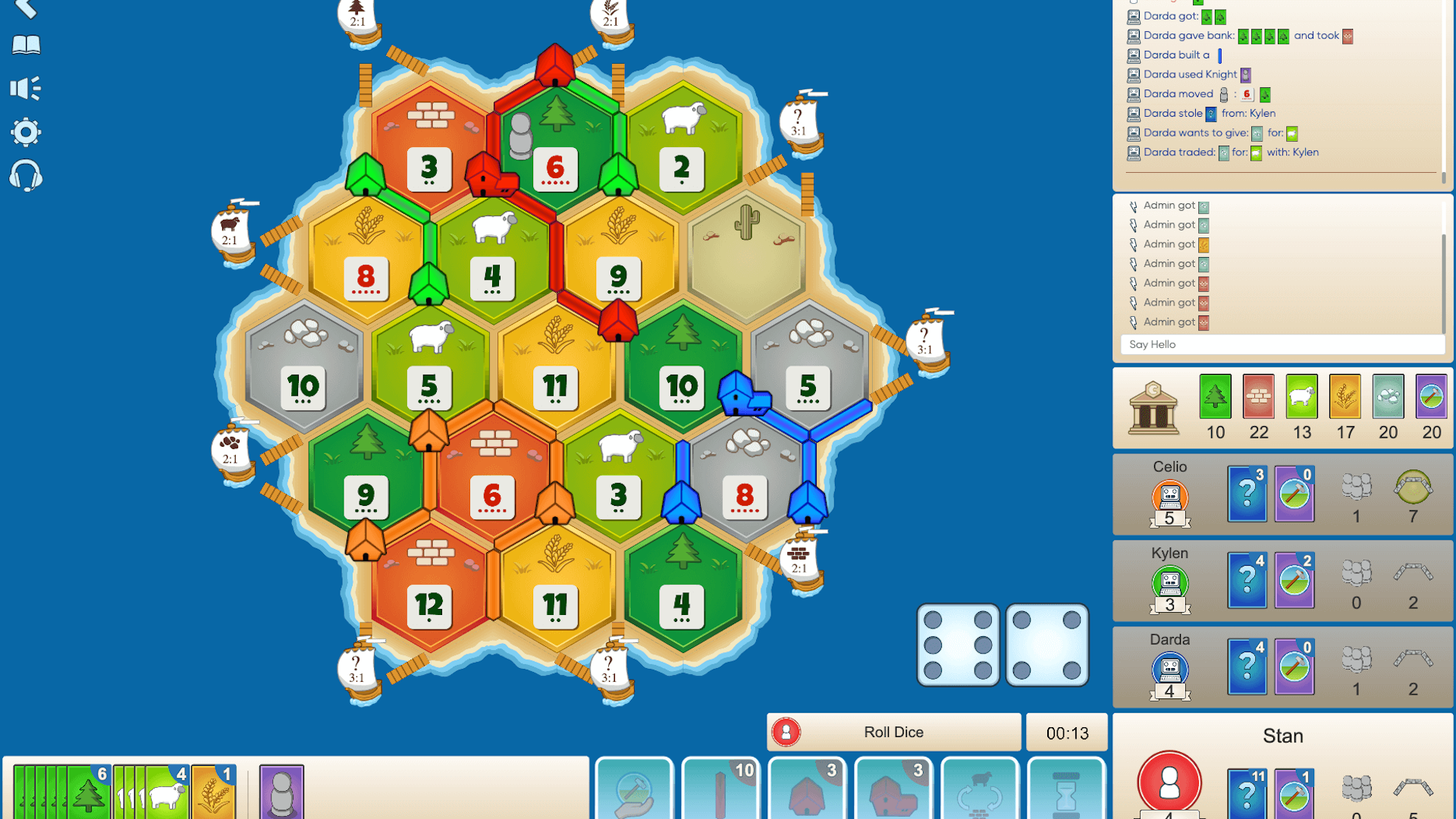 You can now play a free Catan clone on Discord | Dicebreaker