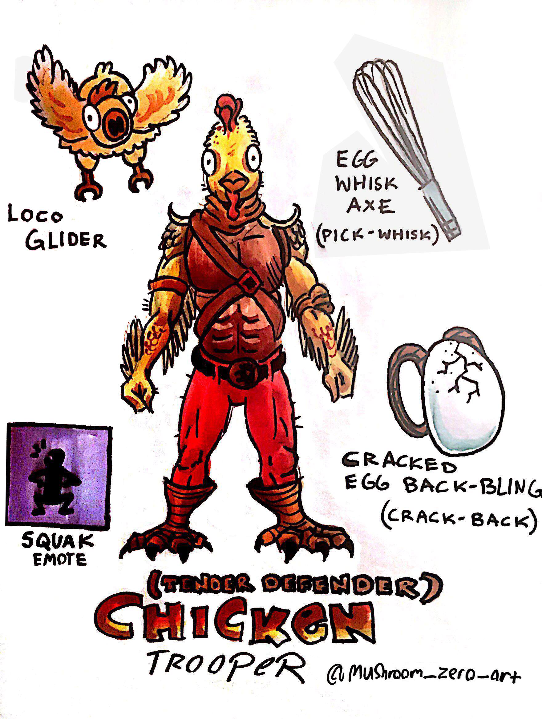 Fortnite puts eight-year-old's Tender Defender skin design into the ...