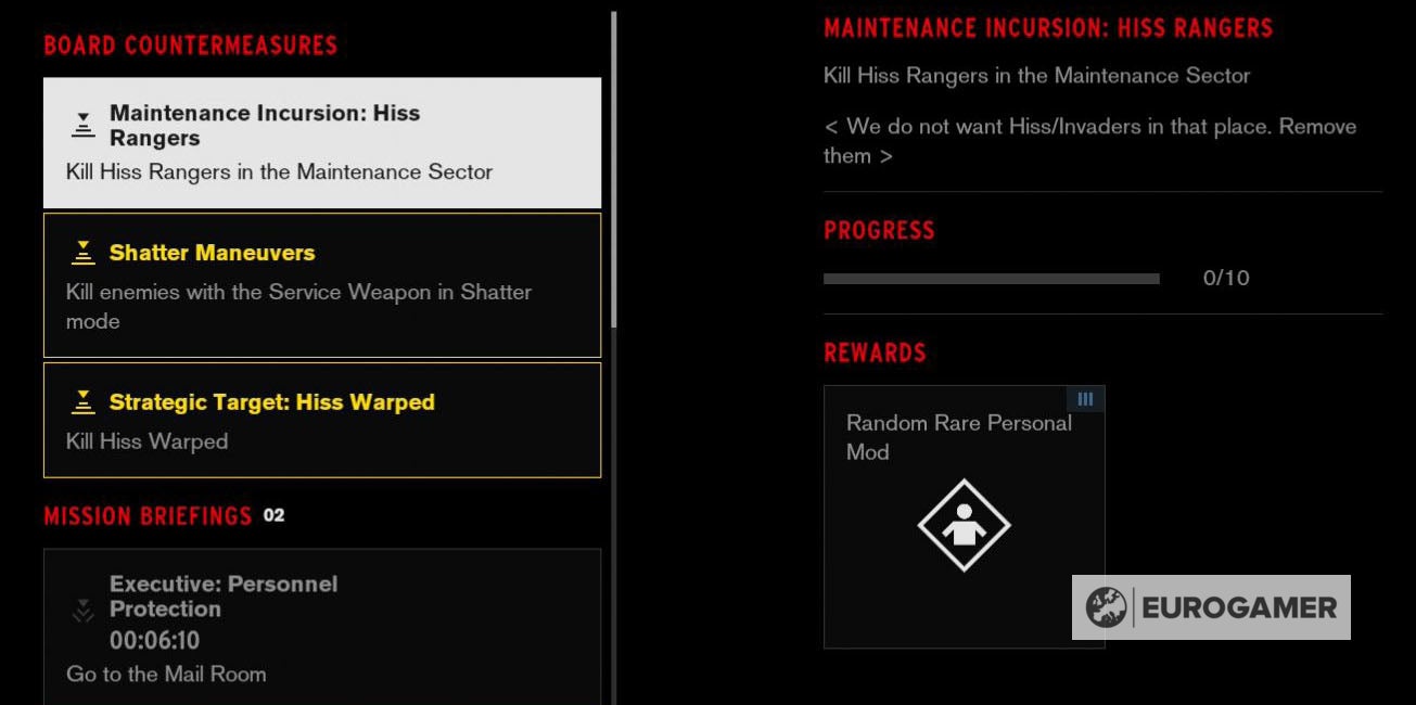 Control - Weapon Mods and Personal Mods, including Astral Constructs ...
