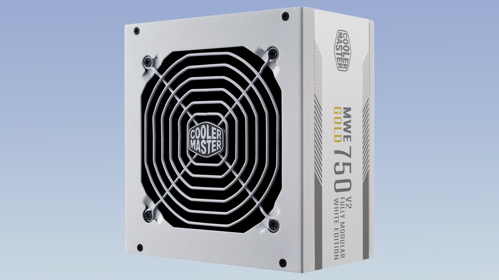 This white 750W Cooler Master PSU is perfect for a trendy mid-range PC ...