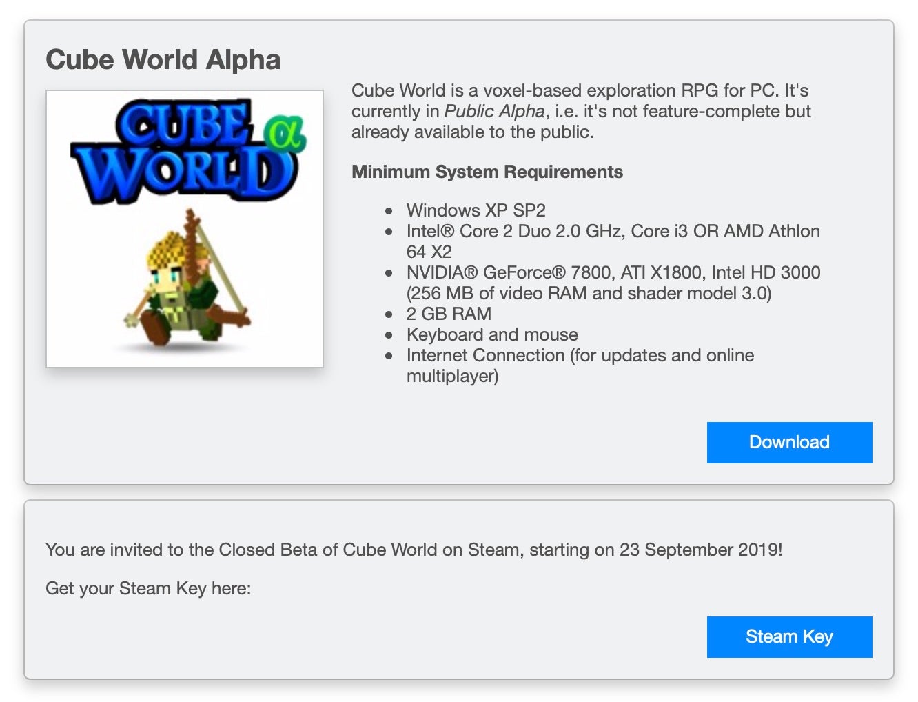 Warrior Alpha Cube World Cube World