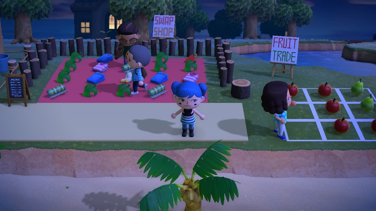 I set up an Animal Crossing swap shop and now we're helping defeat Tom ...