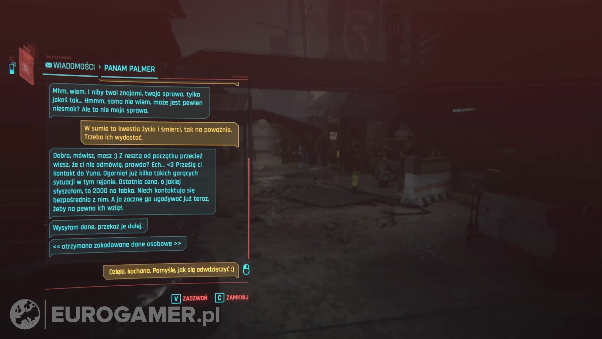 Cyberpunk 2077 Widmo Wolności - Wysokie progi | Eurogamer.pl