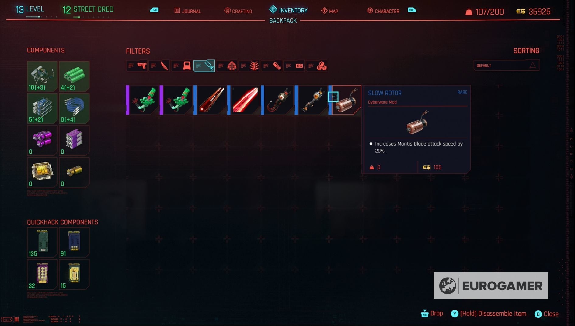 Cyberpunk 2077 Mantis Blade locations and mods explained | Eurogamer.net