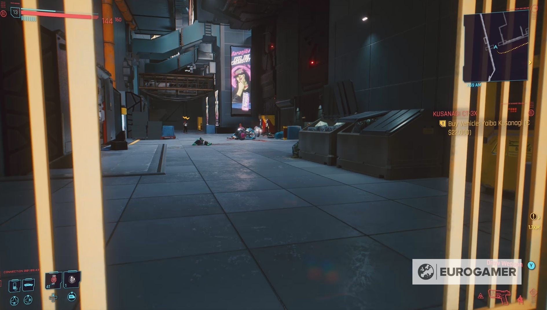 Cyberpunk 2077 Mantis Blade locations and mods explained | Eurogamer.net