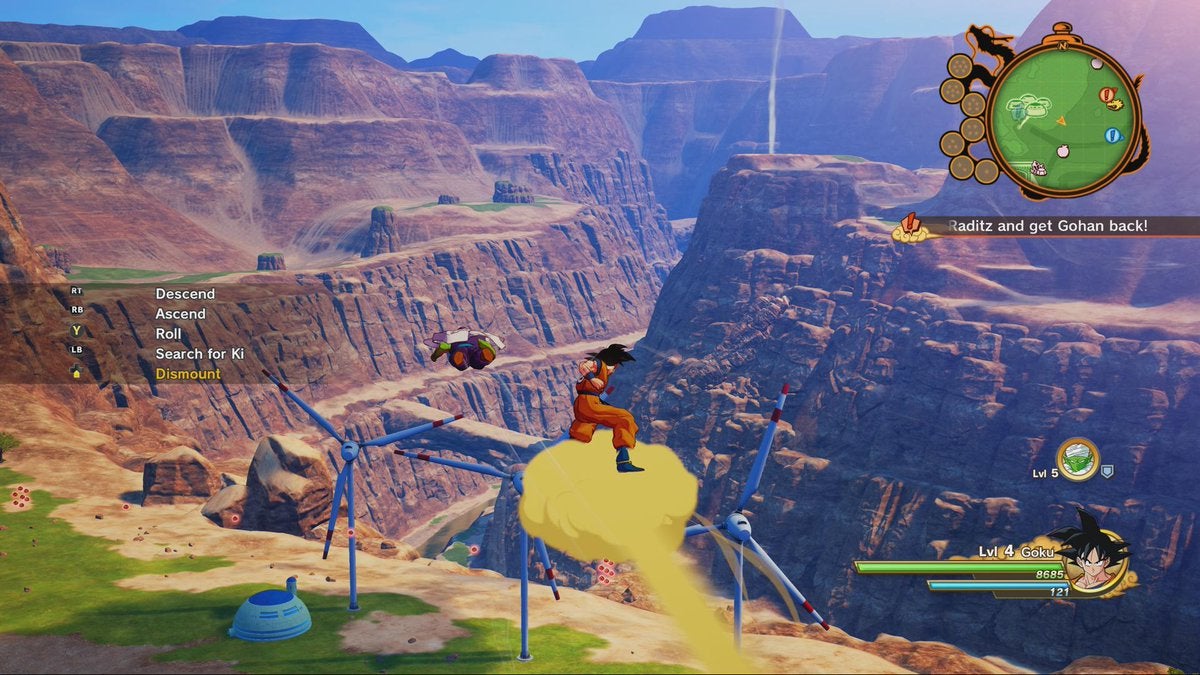 Dragon Ball Z: Kakarot - vê o mapa mundo em novas imagens | Eurogamer.pt