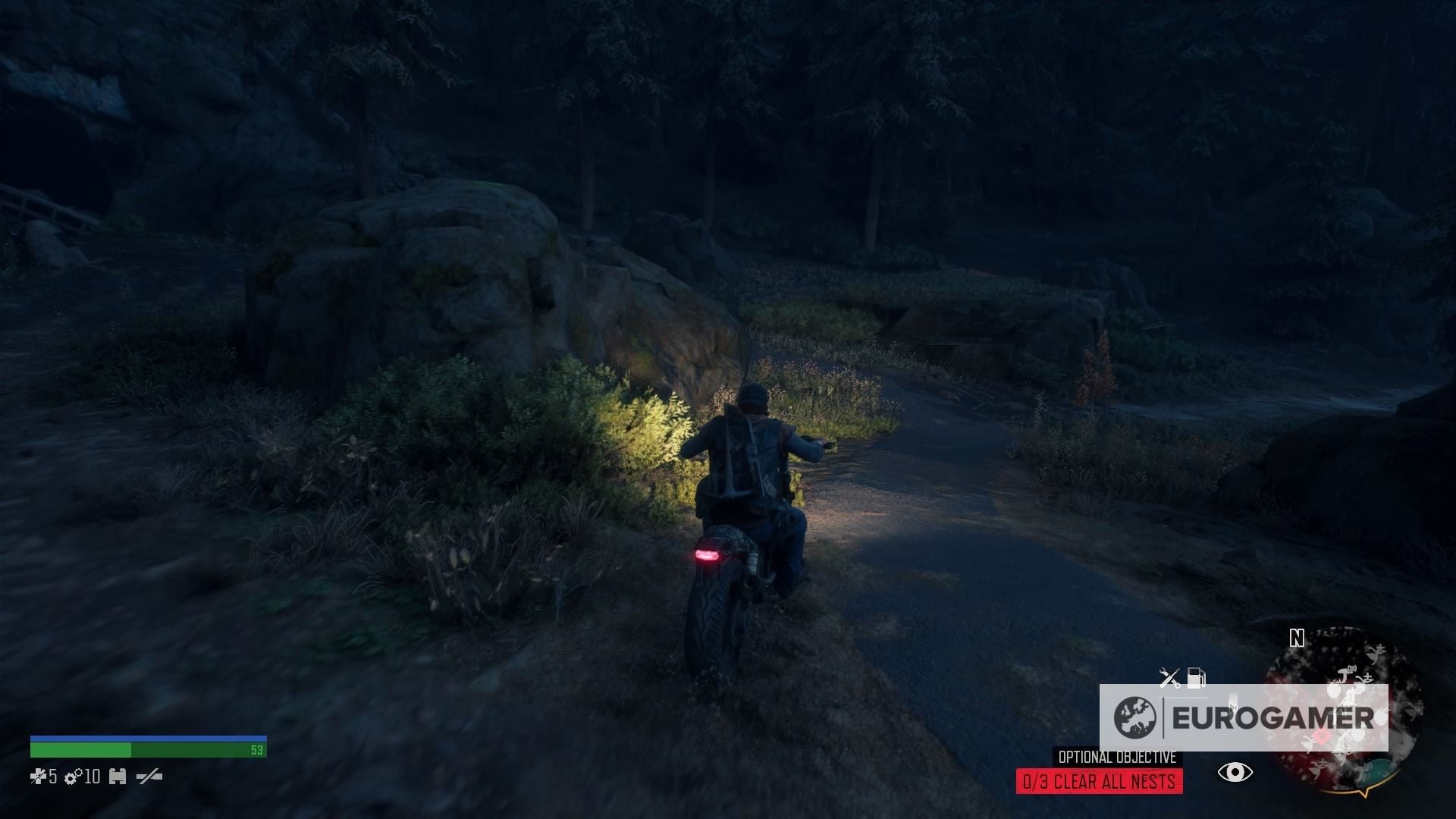 Days Gone Nero Research Site locations, Nero Checkpoint locations and ...