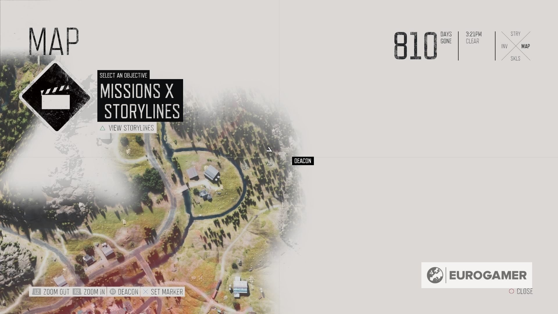 Days Gone Nero Research Site locations, Nero Checkpoint locations and ...