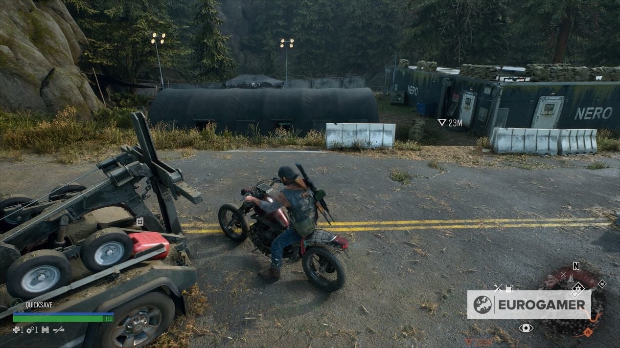 Days Gone Nero Research Site locations, Nero Checkpoint locations and ...