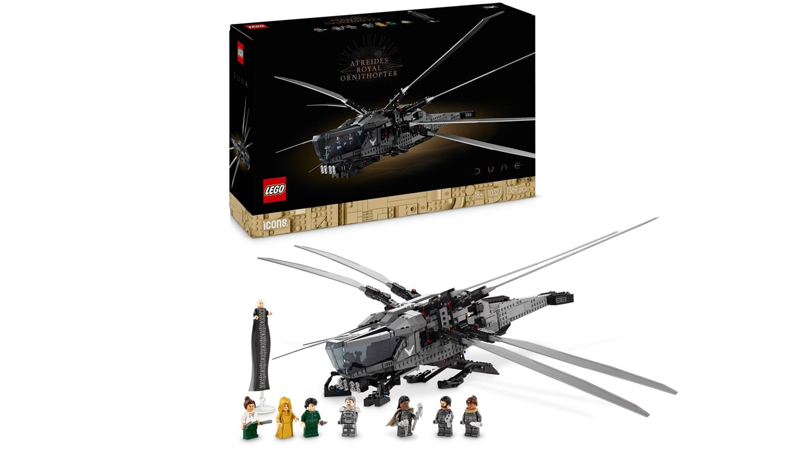 Zbuduj własny ornitopter z „Diuny"! Ten zestaw klocków LEGO wygląda ...