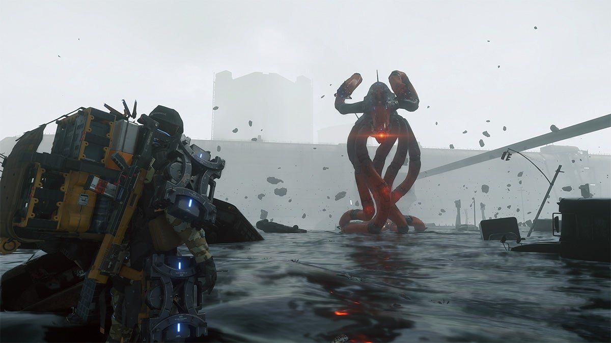 Death Stranding 2 - Zlecenie 12, tajemniczy ogromny mech | Eurogamer.pl