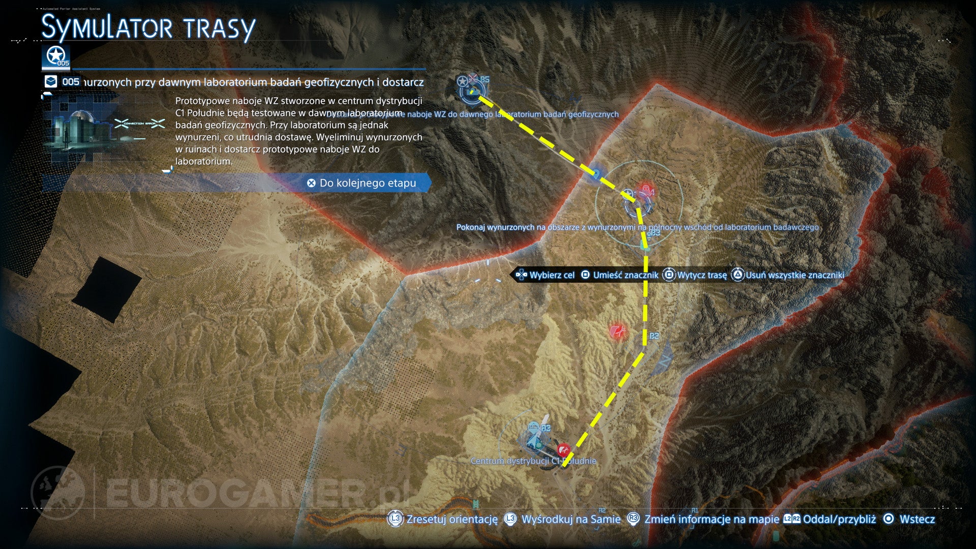 Death Stranding 2 - Zlecenie 5, pokonaj wynurzonych, dawne laboratorium ...