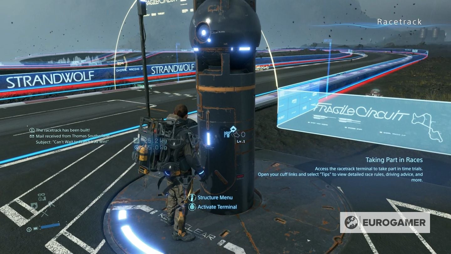 Death Stranding racing mode: How to unlock the race track and Roadster ...