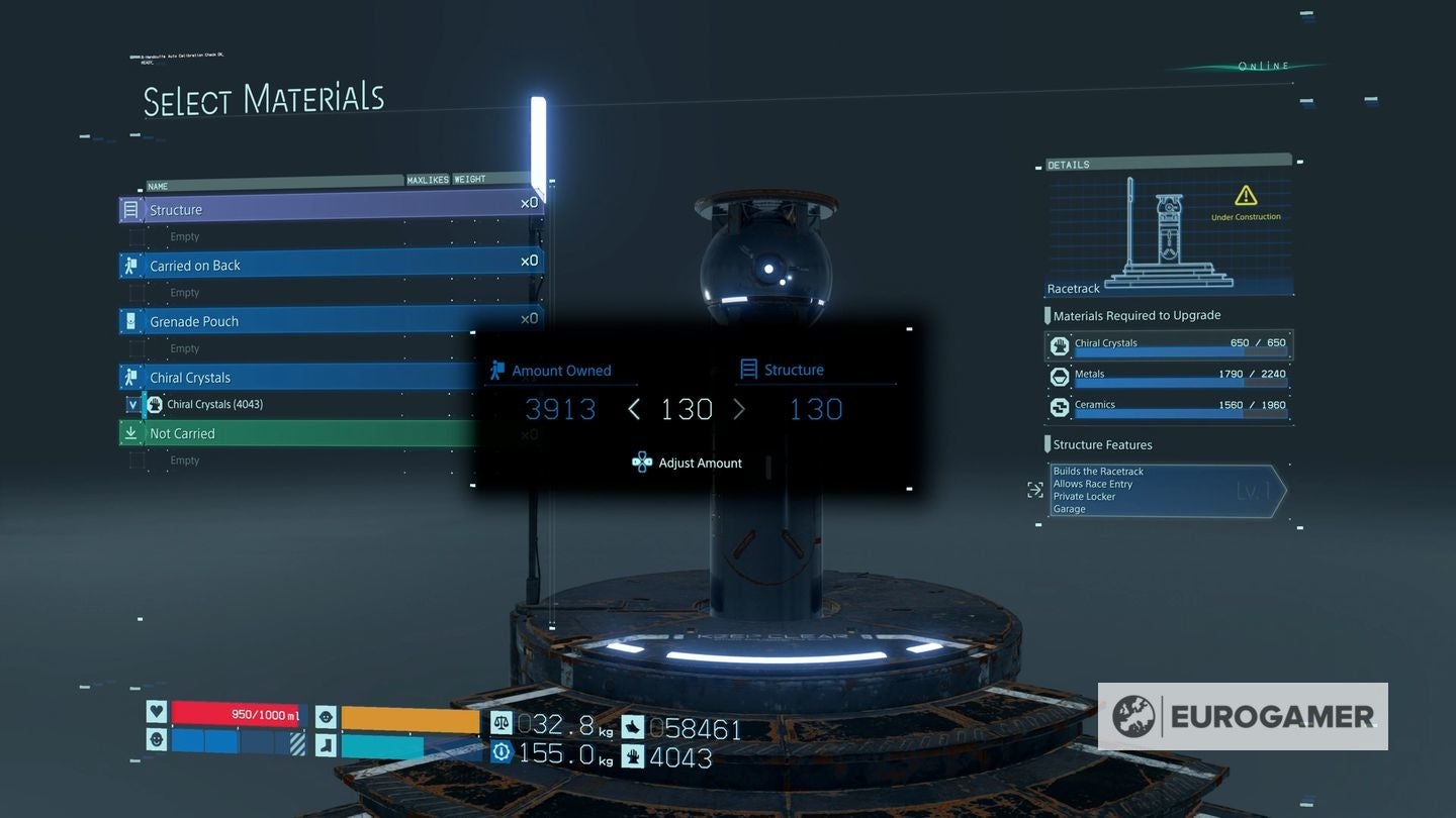 Death Stranding racing mode: How to unlock the race track and Roadster ...