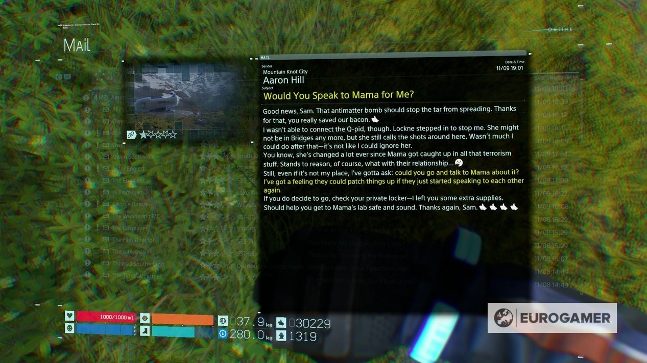 Death Stranding - Find a way to change Lockne's mind objective ...