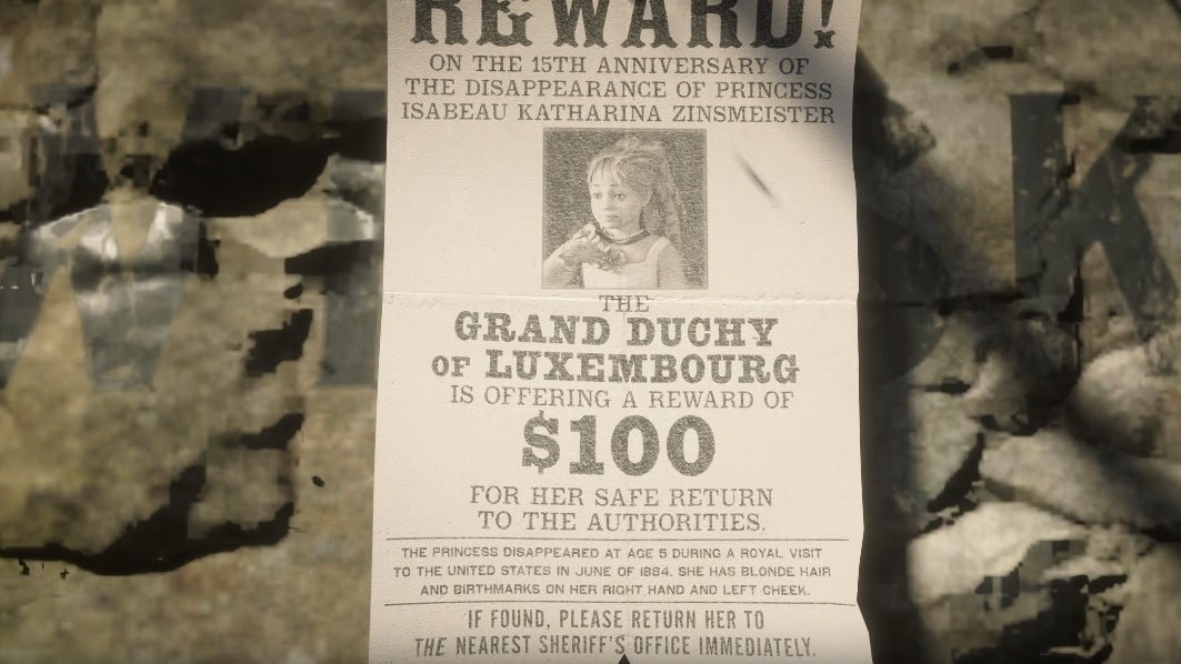 Descoberta a princesa desaparecida de Red Dead Redemption 2 | Eurogamer.pt