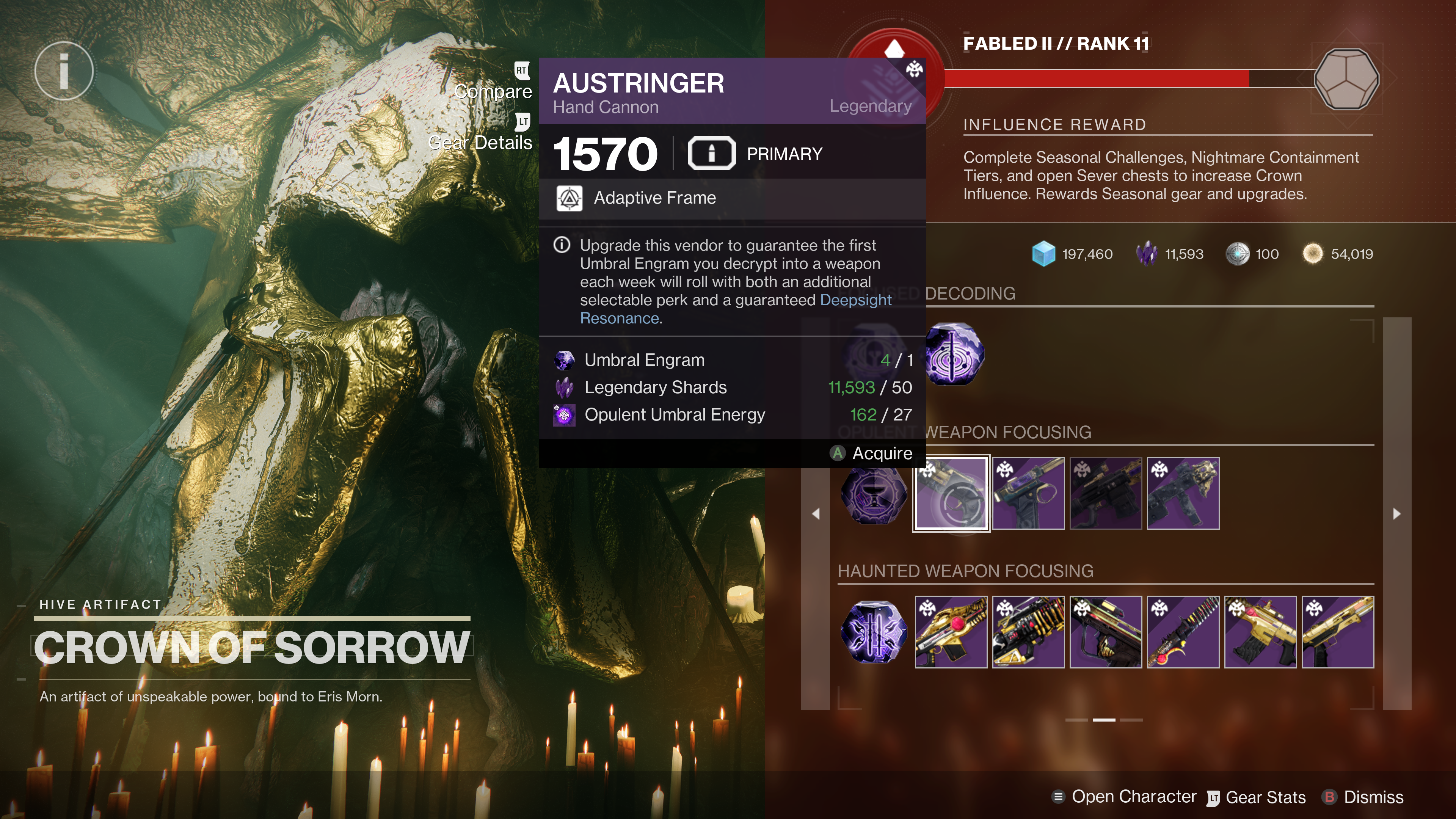 Destiny 2 Austringer god roll and drop location | Eurogamer.net