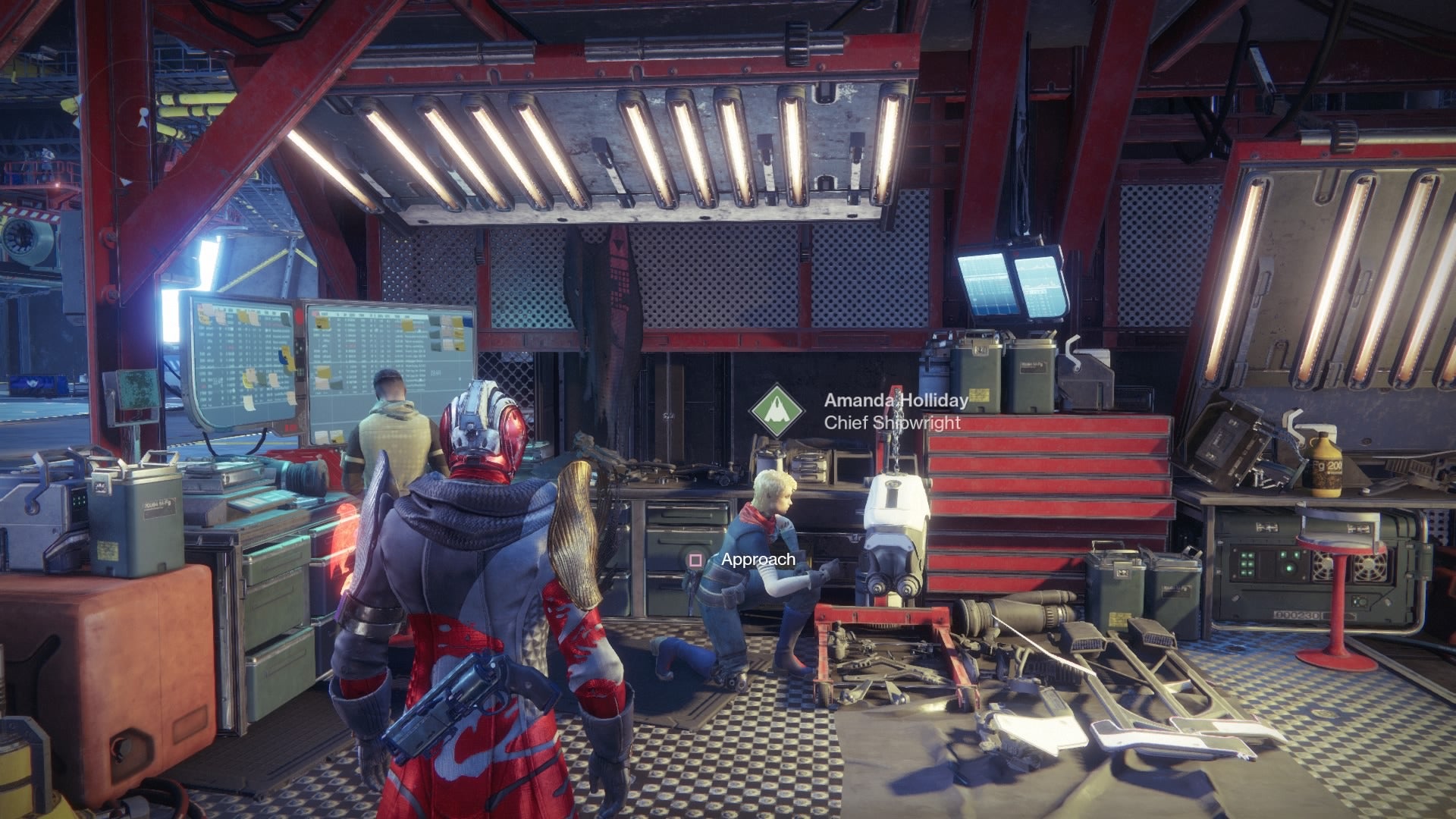 Destiny fans have found Cayde's cloak hidden in the Tower | Eurogamer.net