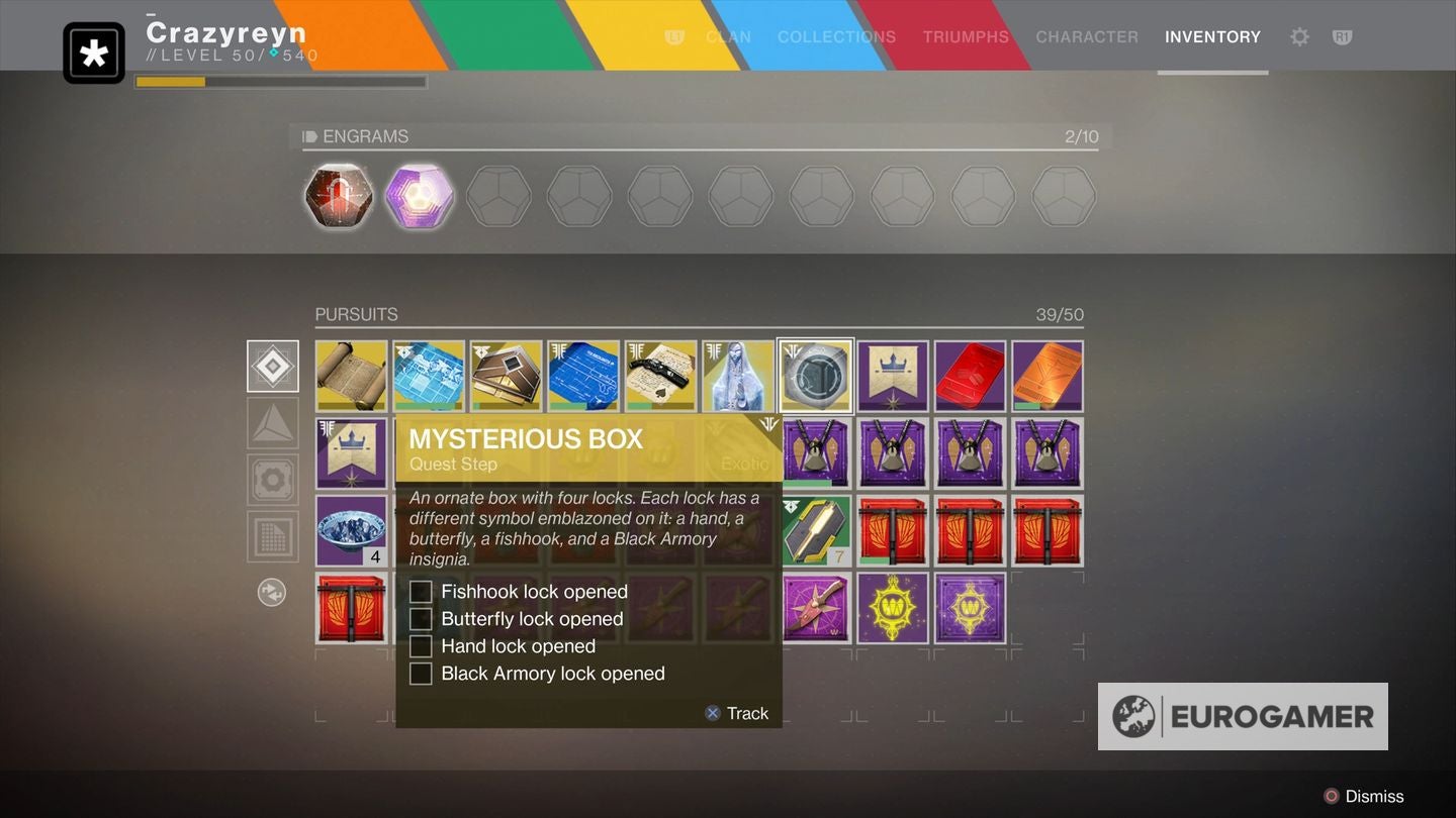 Destiny 2 Mysterious Box quest steps and lock locations to get Izanagi ...