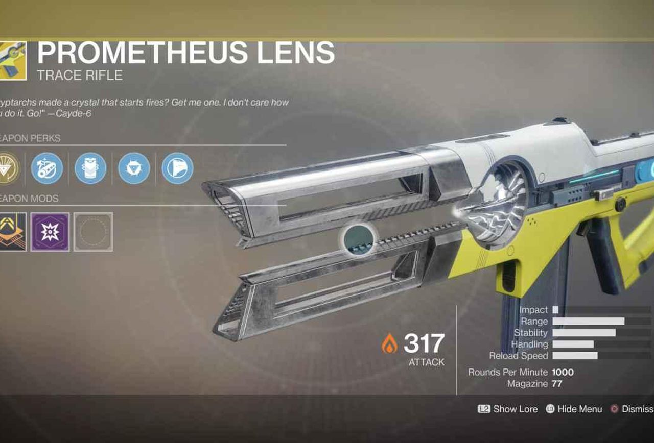 Destiny 2: Klątwa Ozyrysa - Soczewka Prometeusza, jak zdobyć broń ...