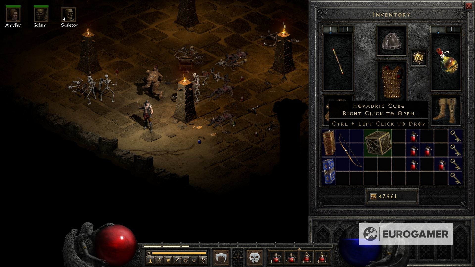 Diablo 2 - Horadric Cube location: How to use the Horadric Cube and ...