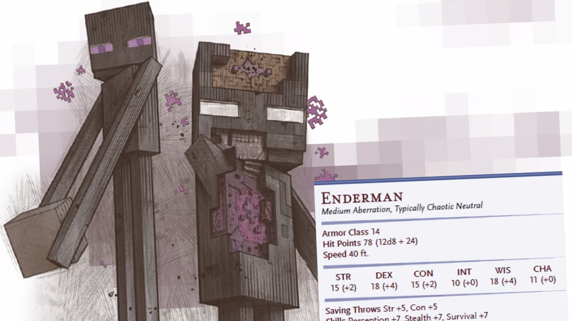 Minecraft Enderman Anatomy