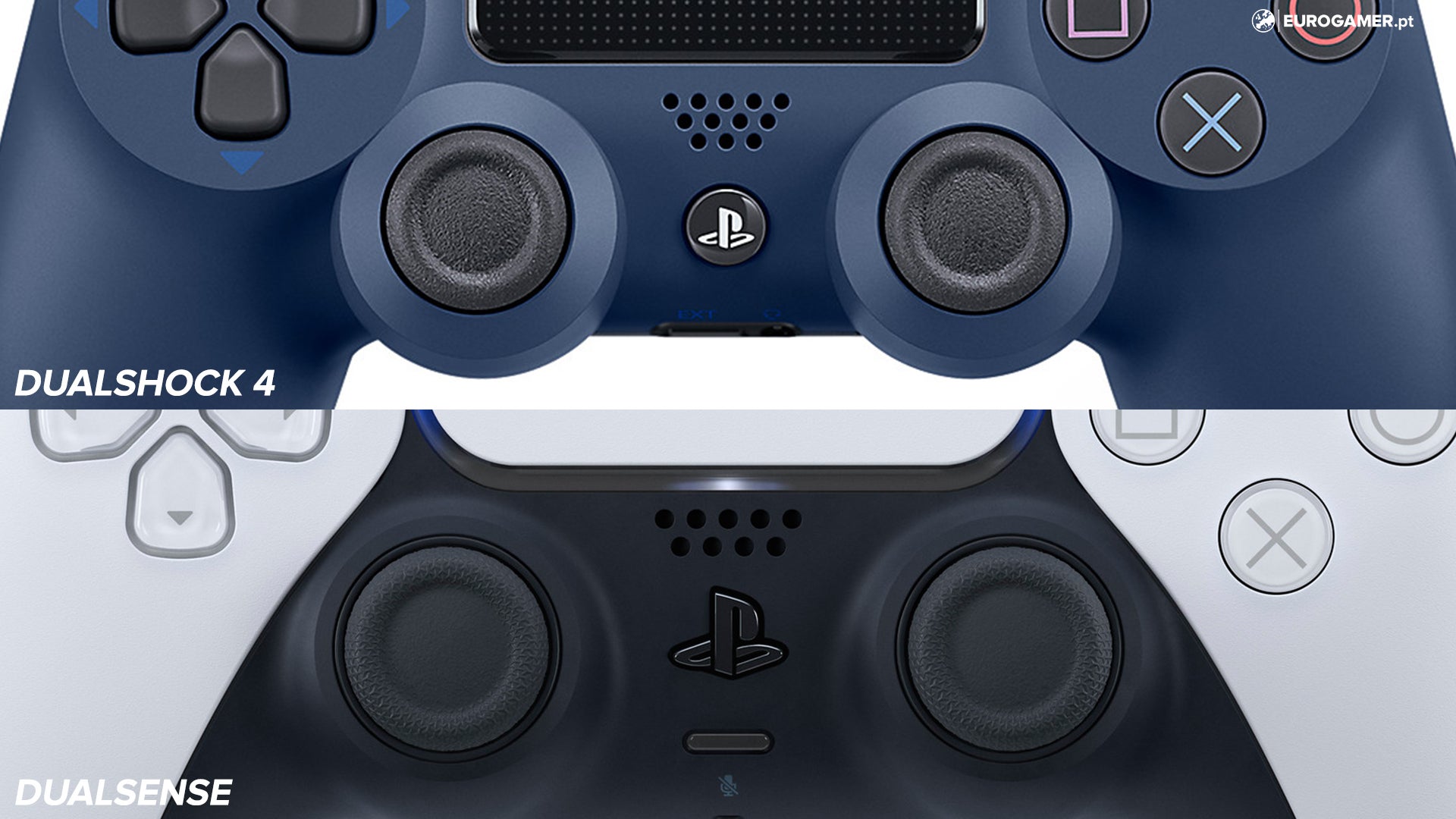 Dualshock 4 vs Dualsense - Quais são as diferenças do comando da PS5 ...