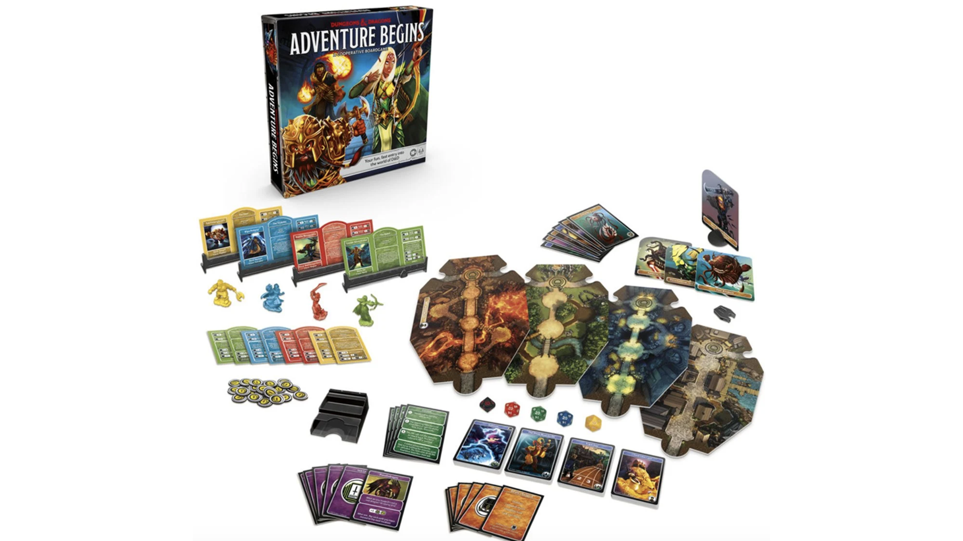 Dungeons & Dragons co-op board game Adventure Begins announced, out in ...