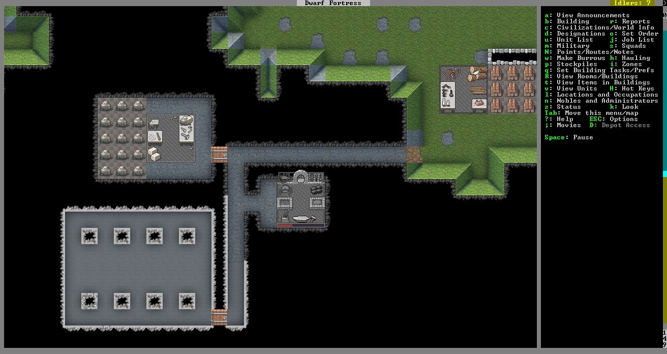 Here's a preview of Dwarf Fortress' texture overhaul | Rock Paper Shotgun