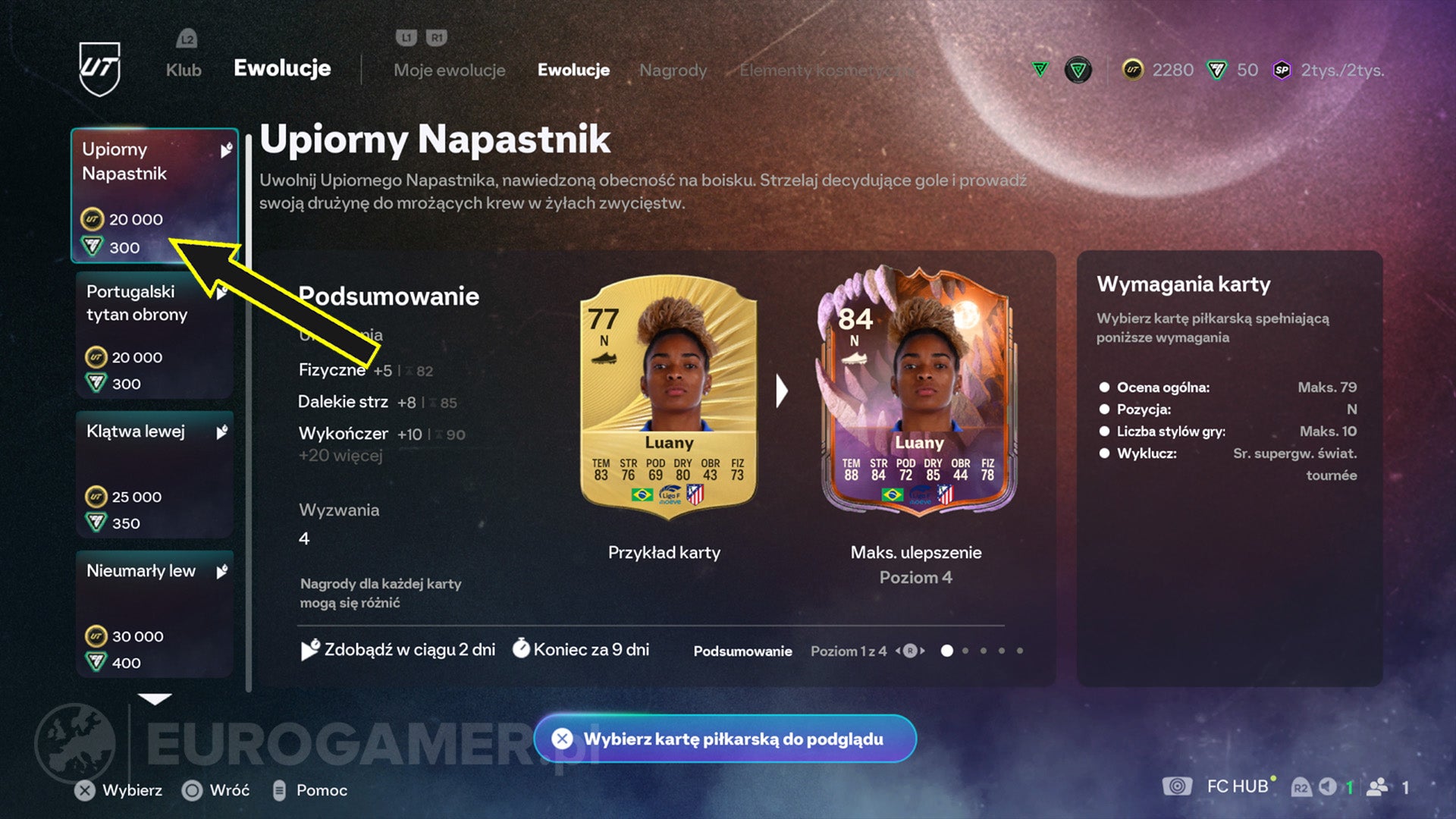 EA Sports FC 26 - ewolucje, jak ulepszać karty | Eurogamer.pl