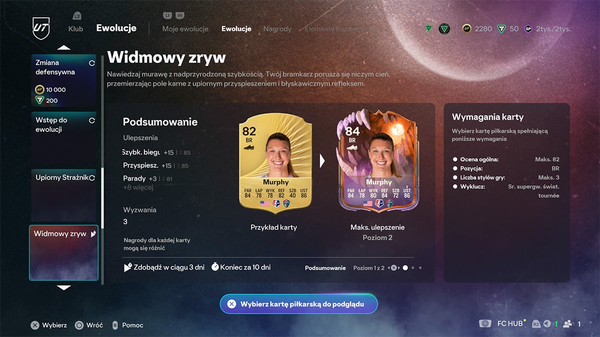 EA Sports FC 26 - ewolucje, jak ulepszać karty | Eurogamer.pl