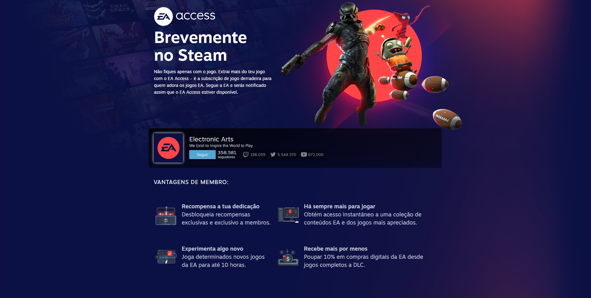 EA Access chegará em breve ao Steam | Eurogamer.pt