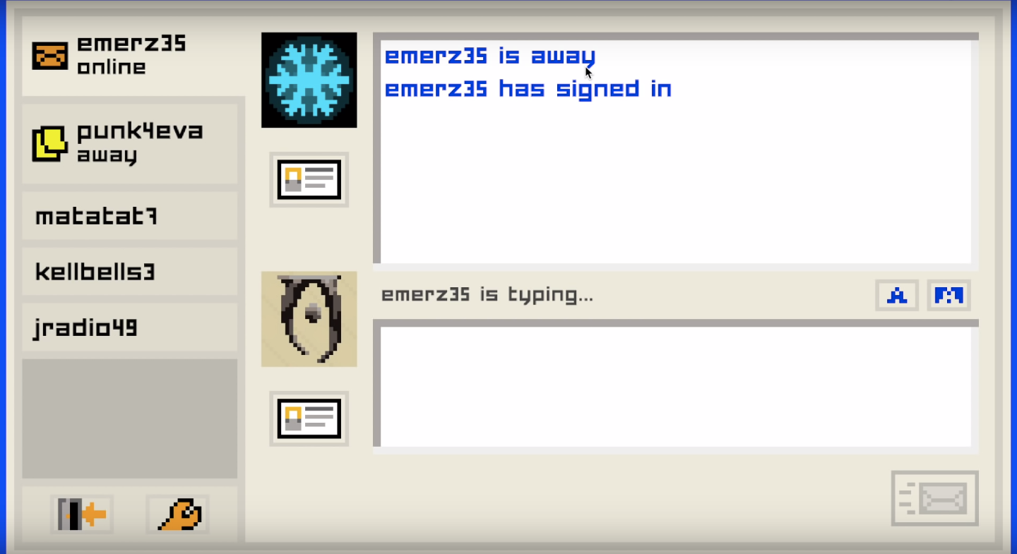 Early 2000s teenage online dating sim Emily is Away is getting a ...