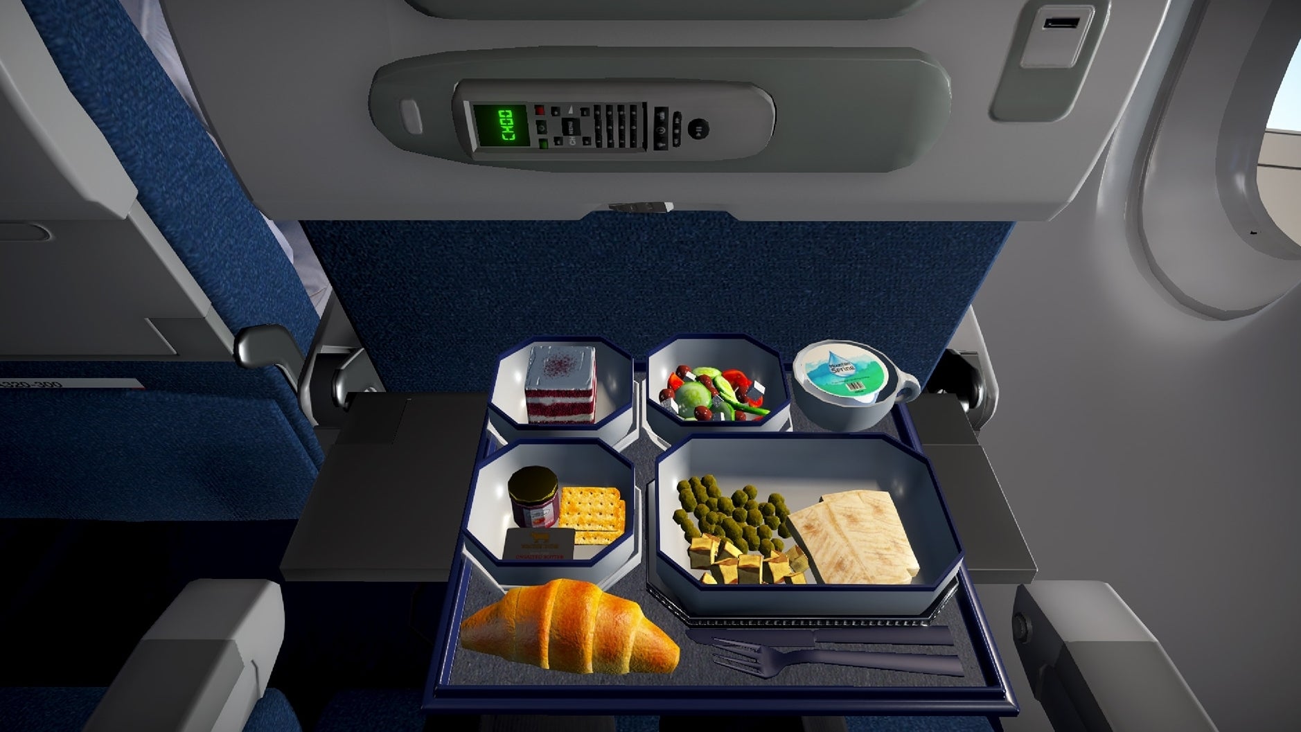 Enjoy a 6-hour flight in real-time with economy class sim Airplane Mode ...