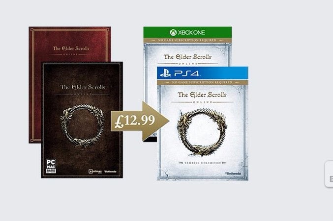 Elder Scrolls Online offers 12.99 PC to console migration deal Eurogamer