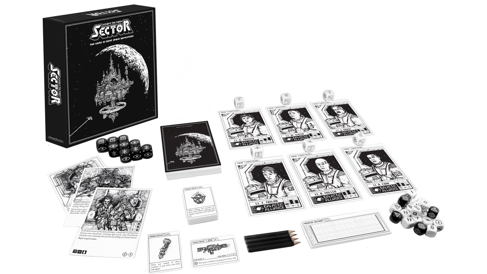 Escape the Dark Sector board game review - a ghost train ride through ...