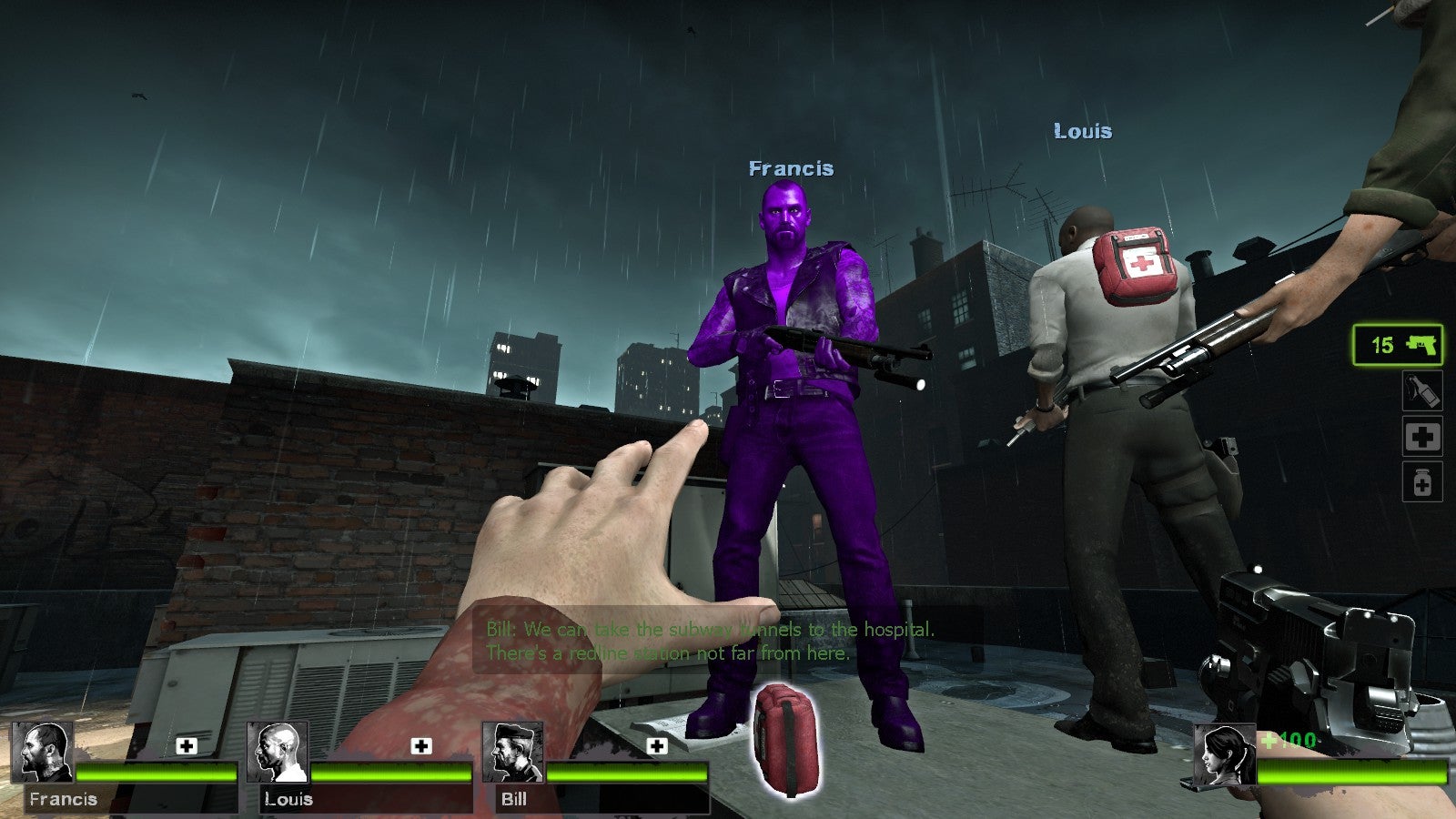 Left 4 Dead's "secret" Purple Francis character goes viral | Eurogamer.net