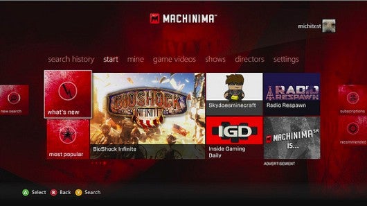 Machinima ya está disponible en Xbox Live | Eurogamer.es