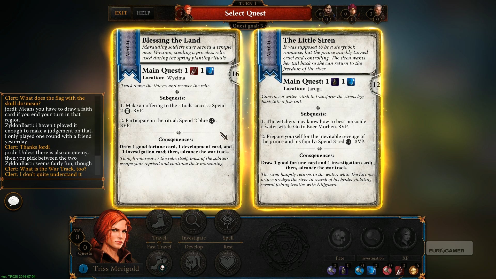 Playing The Witcher Adventure Game multiplayer beta | Eurogamer.net