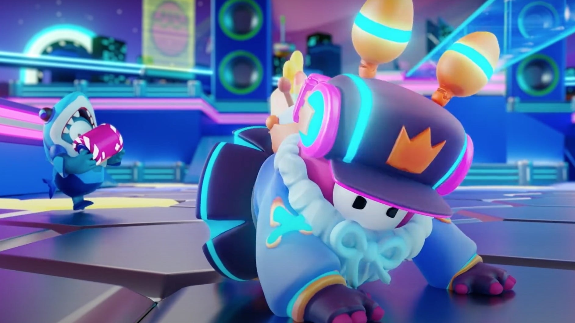 Fall Guys' fourth season is blasting off to a very 80s future next week ...