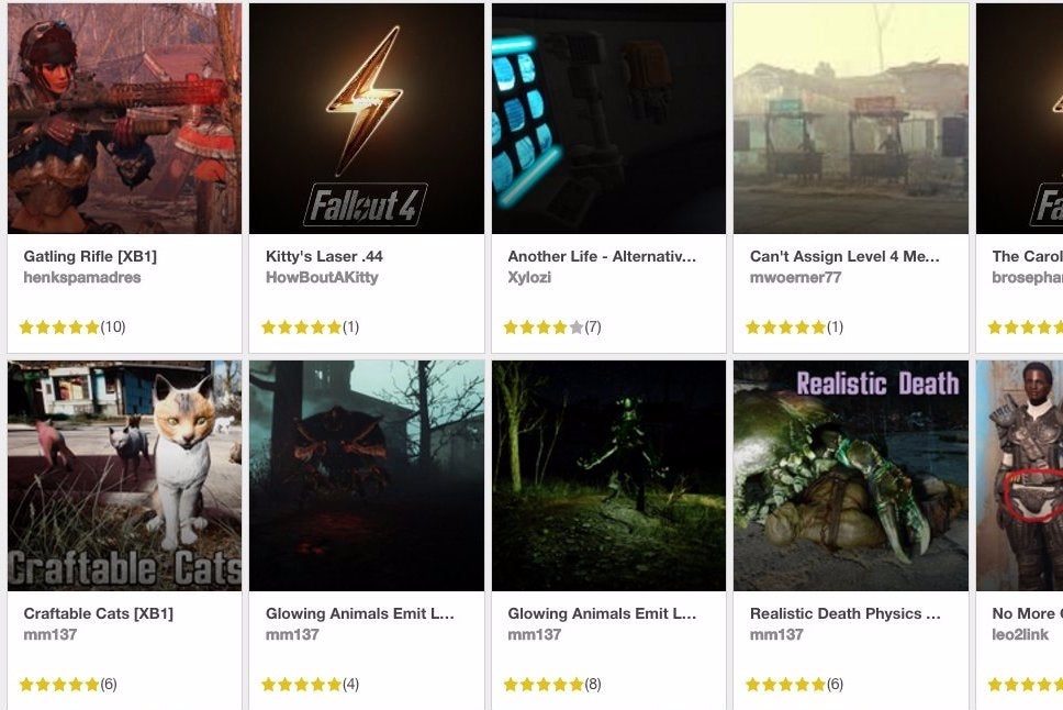 Xbox One Mods How To Install And Use Mods In Fallout 4 On Xbox One