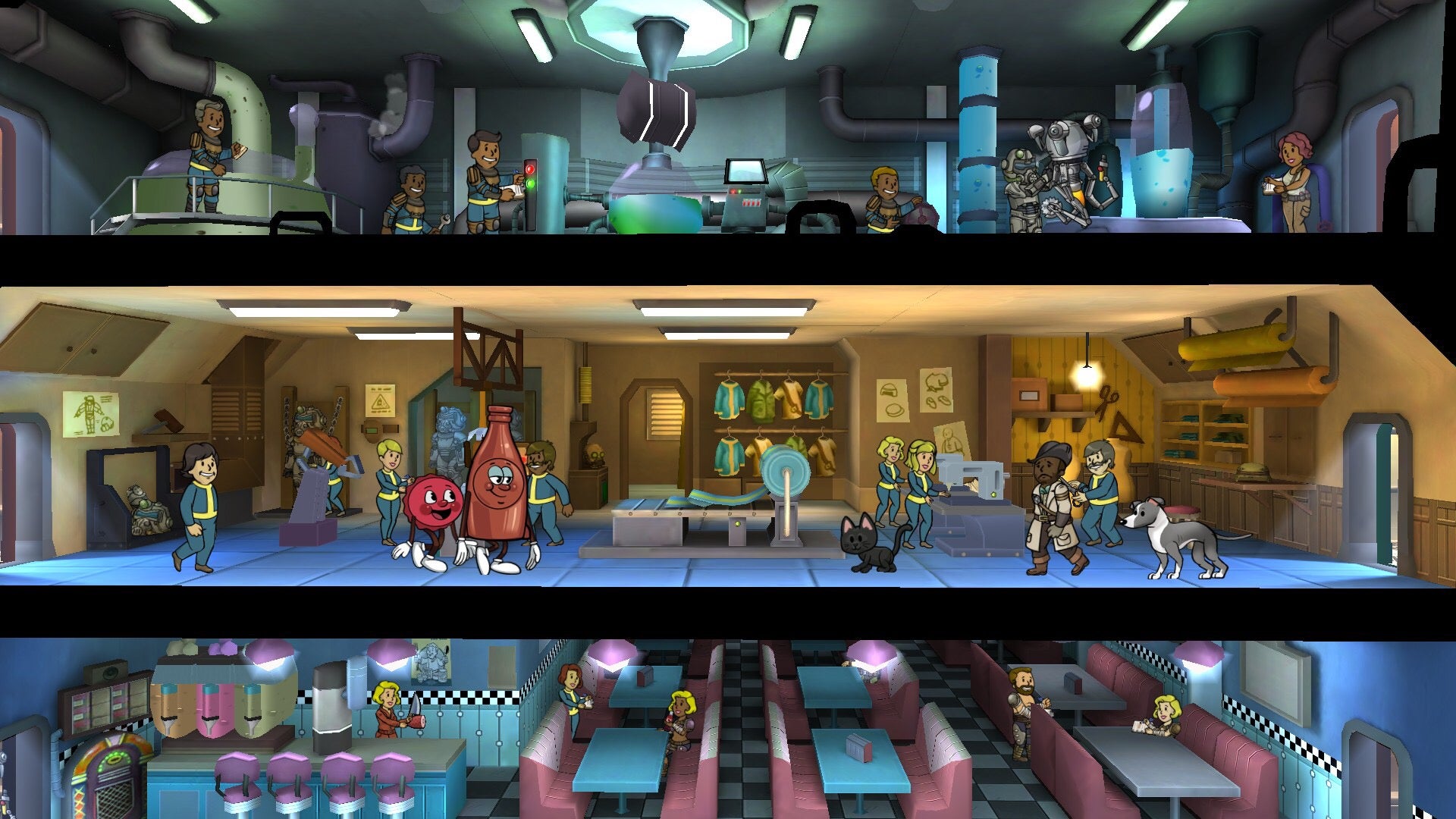 Fallout Shelter adds Nuka World mascots in new update | Eurogamer.net