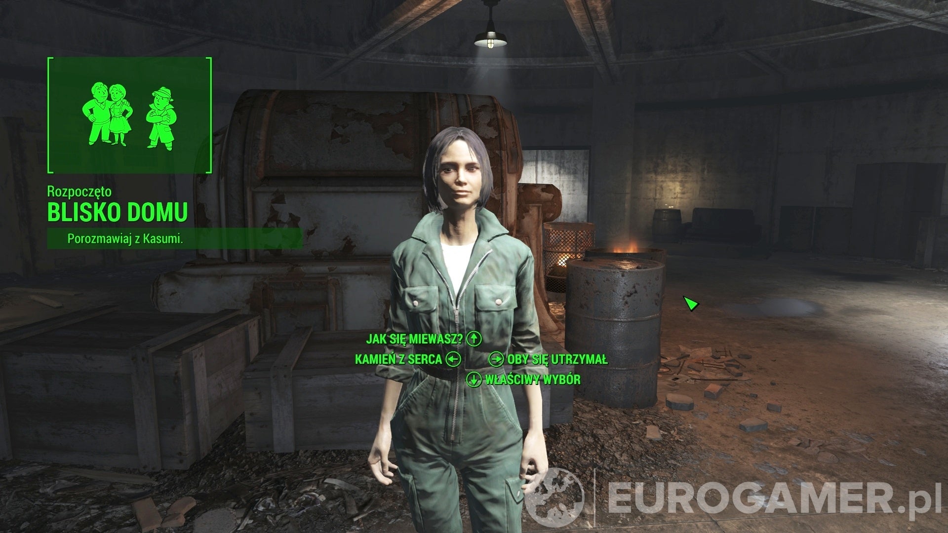 Fallout 4 Far Harbor - Blisko domu, Kasumi Nakano, rodzice | Eurogamer.pl