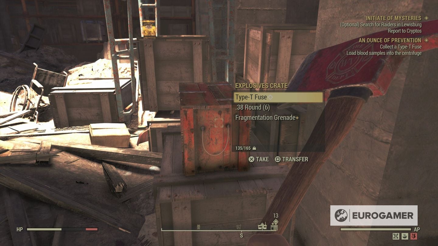 Fallout 76 Type-T Fuse location and where to find Gregs Mine Supply ...