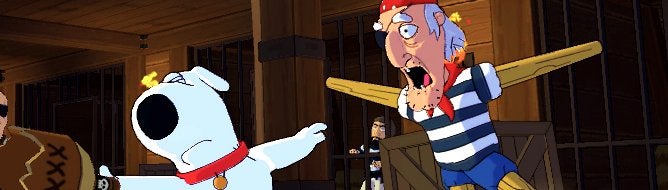 Family Guy: Back to the Multiverse shots show Brian and Stewie fighting ...