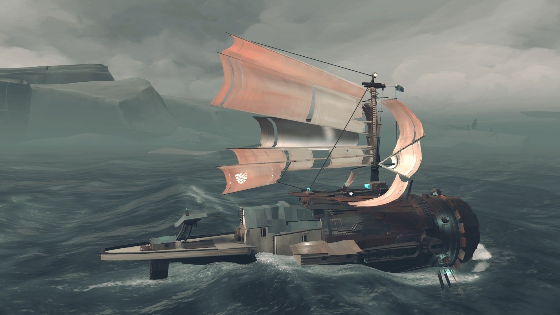 Post Apocalyptic Boats Ship, Post Apocalyptic, Concept Art,